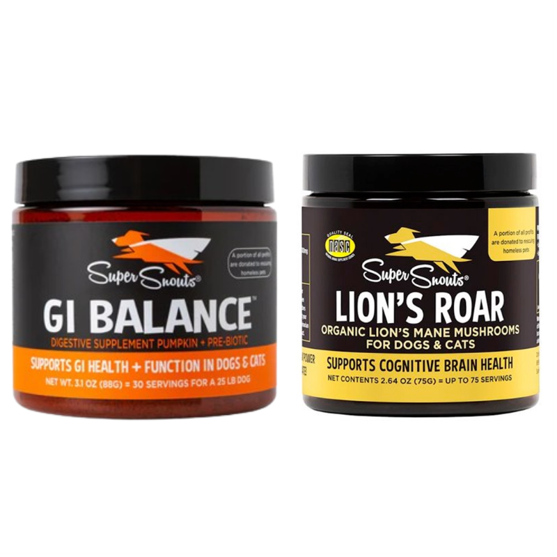 Pack Digestivo - GI Balance (88g) + Lion's Roar (75g) – Nevanto Pet Care