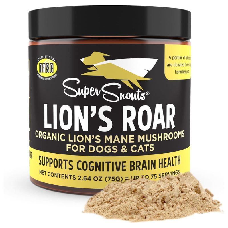 Super Snouts Lion's Roar 75 gr. Regula el Sistema Inmune. Apoyo cognit ...